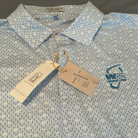Peter Millar | Shirts | Light Blue Xl Peter Millar 224 Waste Management ...